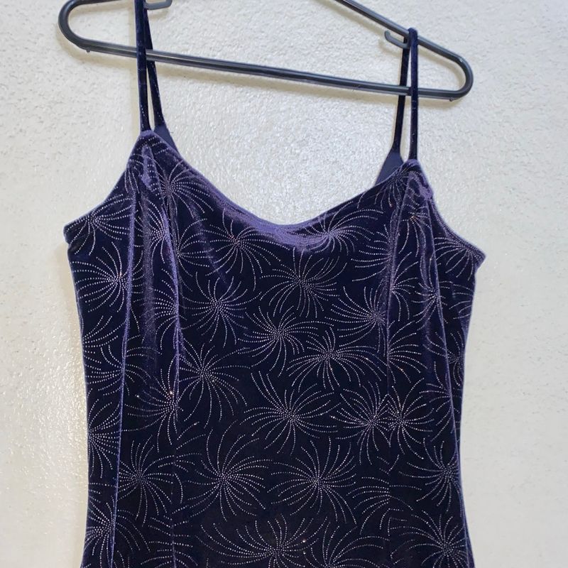 Jessica Mcclintock Vestido Azul Vintage Jessica McClintock Vestido