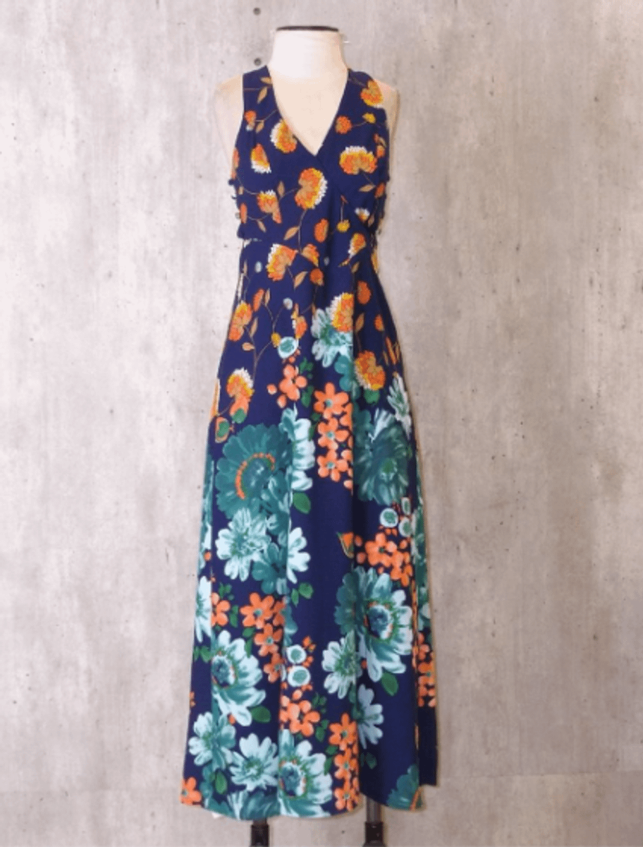 Vestido Farm Azul Outono Flores | Vestido Feminino Farm Usado 84877324 ...