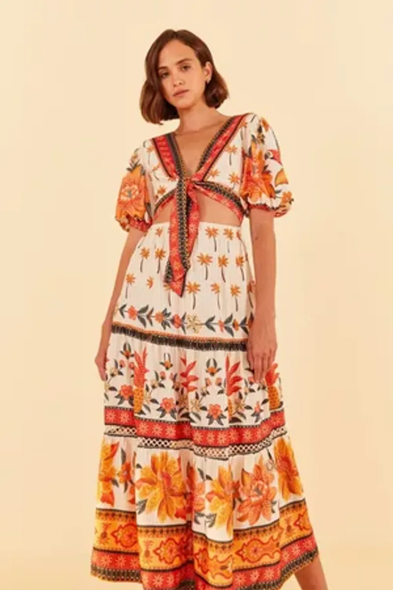 Vestido Farm Samba Das Araras | Vestido Feminino Farm Usado 102676341 ...