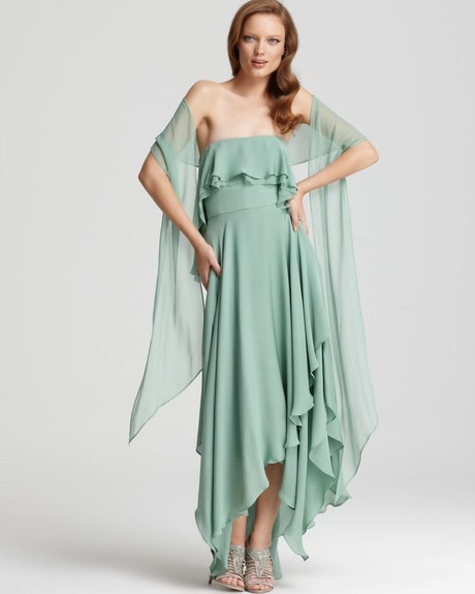 Vestido Halston Novo, para Casamento, Formatura, Festas.... Peça Única ...