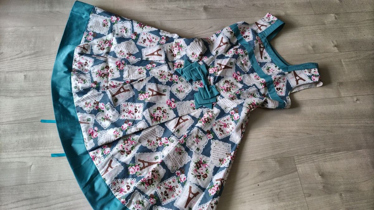 Vestido Infanta - a Letter From Paris (azul) | Vestido Feminino Infanta ...