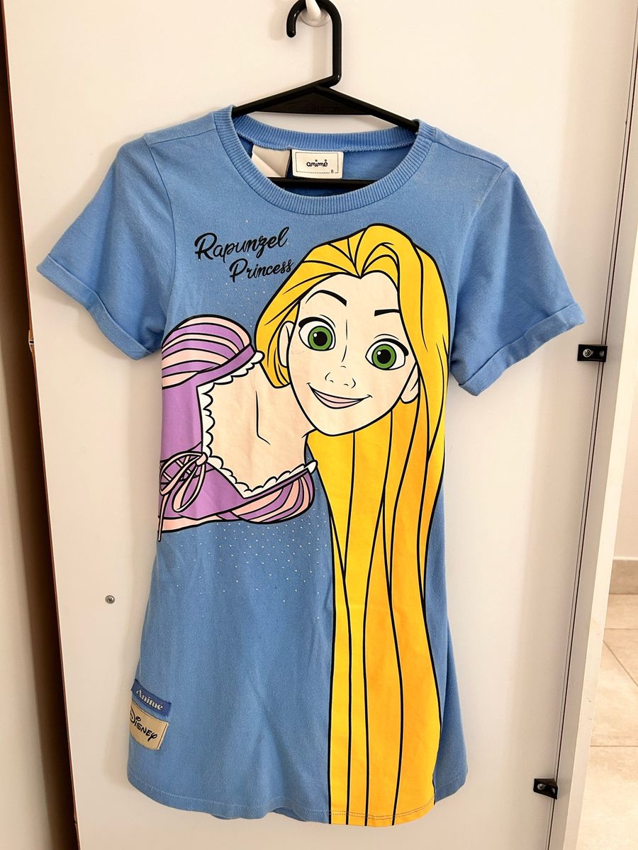 Vestido Infantil Disney Rapunzel | Roupa Infantil para Menina Anime ...