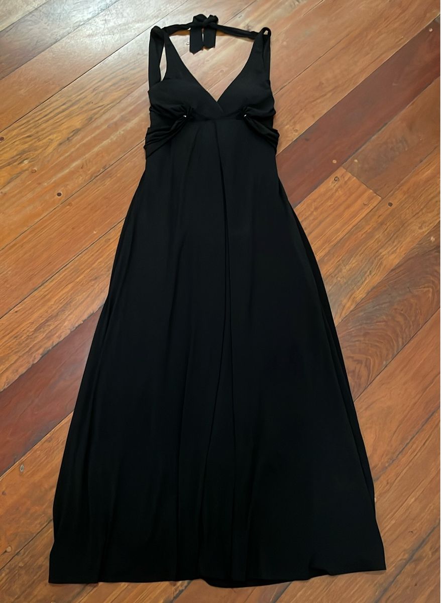 Vestido Longo de Alça Chez Monique Tam 44 | Vestido Feminino Chez ...