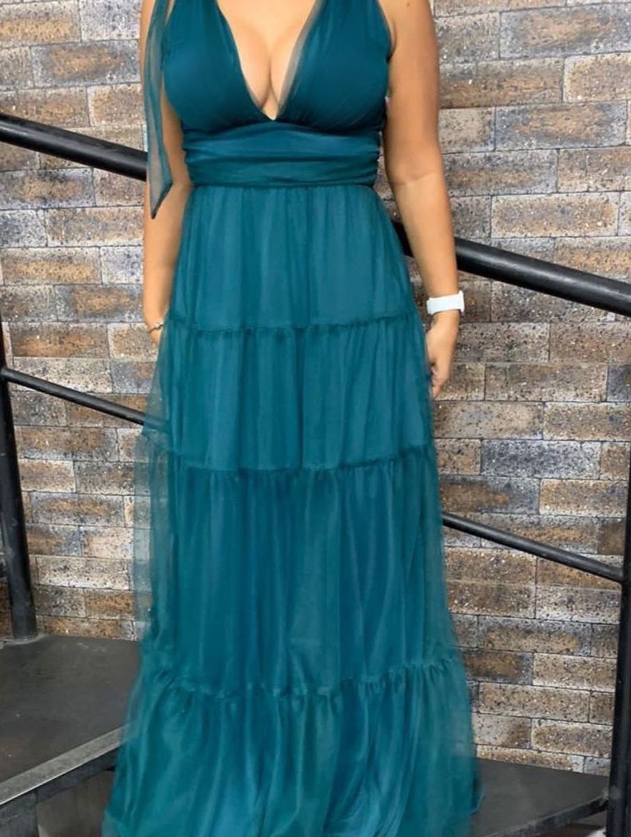 Vestido Longo de Casamento | Vestido Feminino Korekom Usado 76897165 ...