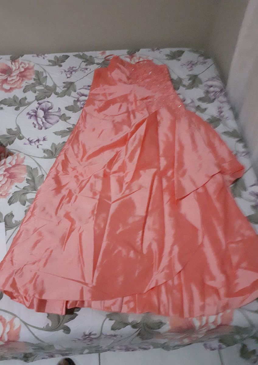 Vestido Longo Festa Casamento | Vestido de Festa Feminino Seropia Usado ...