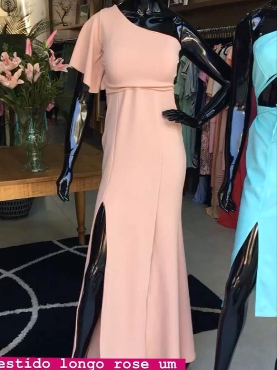 Vestido Longo Rose Festa | Vestido de Festa Feminino Vestido Festa ...