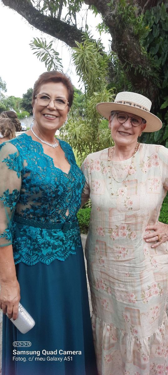 Vestido Mãe de Noiva/noivo. Verde Esmeralda. Corpo Todo em Renda Portuguesa. | Roupa de ...