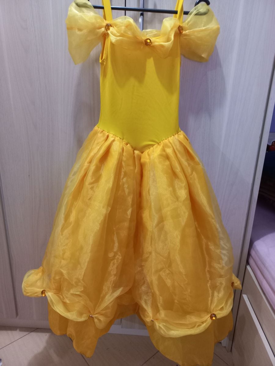 Vestido Personagem Bella da Disney | Roupa Infantil para Menina Usado ...