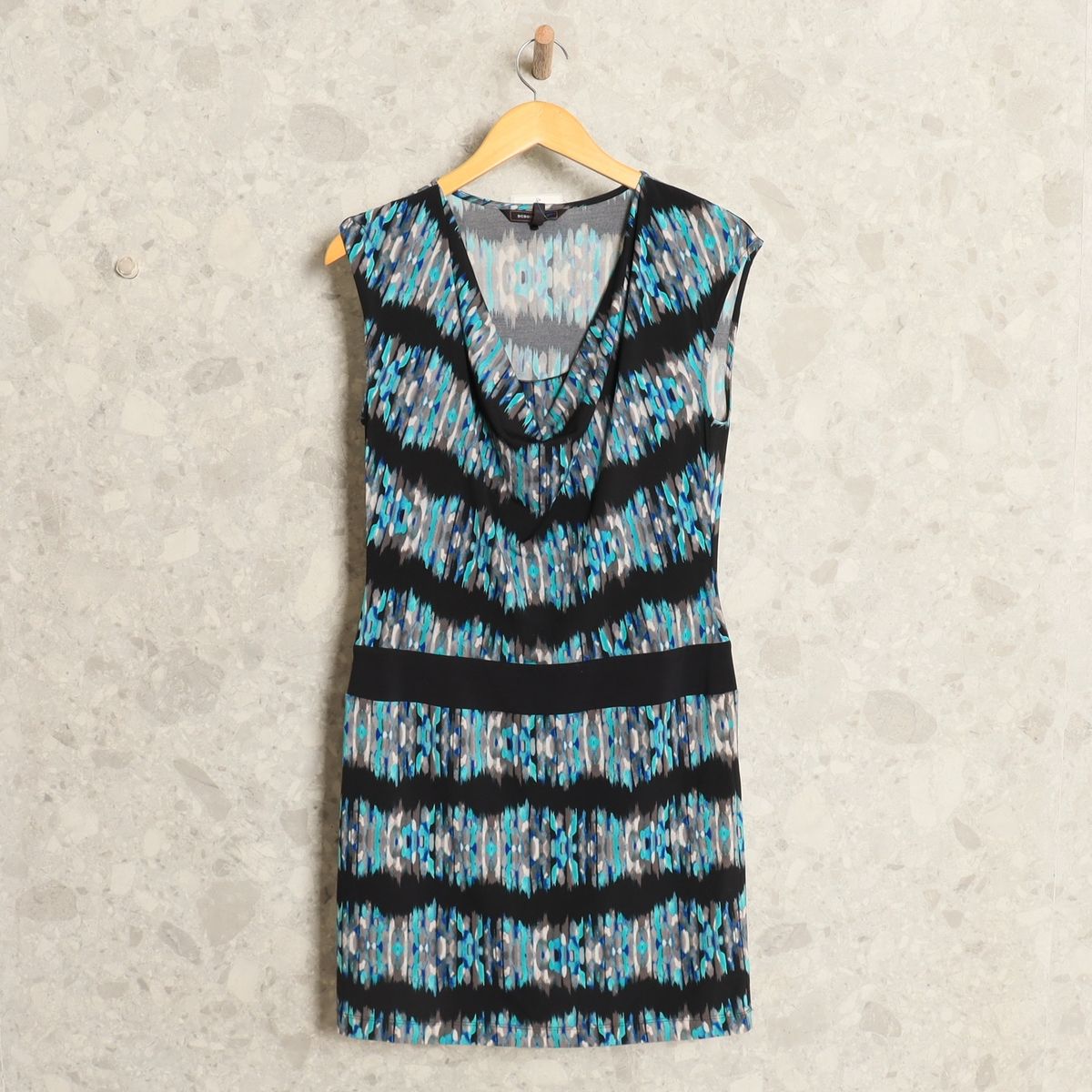 Vestido Preta Abstrato Bcbg Maxazria | Vestido Feminino Bcbg Maxazria ...