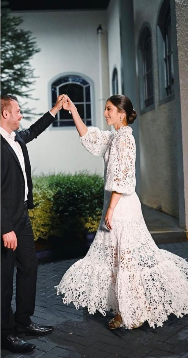 Vestido Renda Flower Off-white Vestido de Noiva, Noivado, Batizado, Pre Wedding, Casamento ...