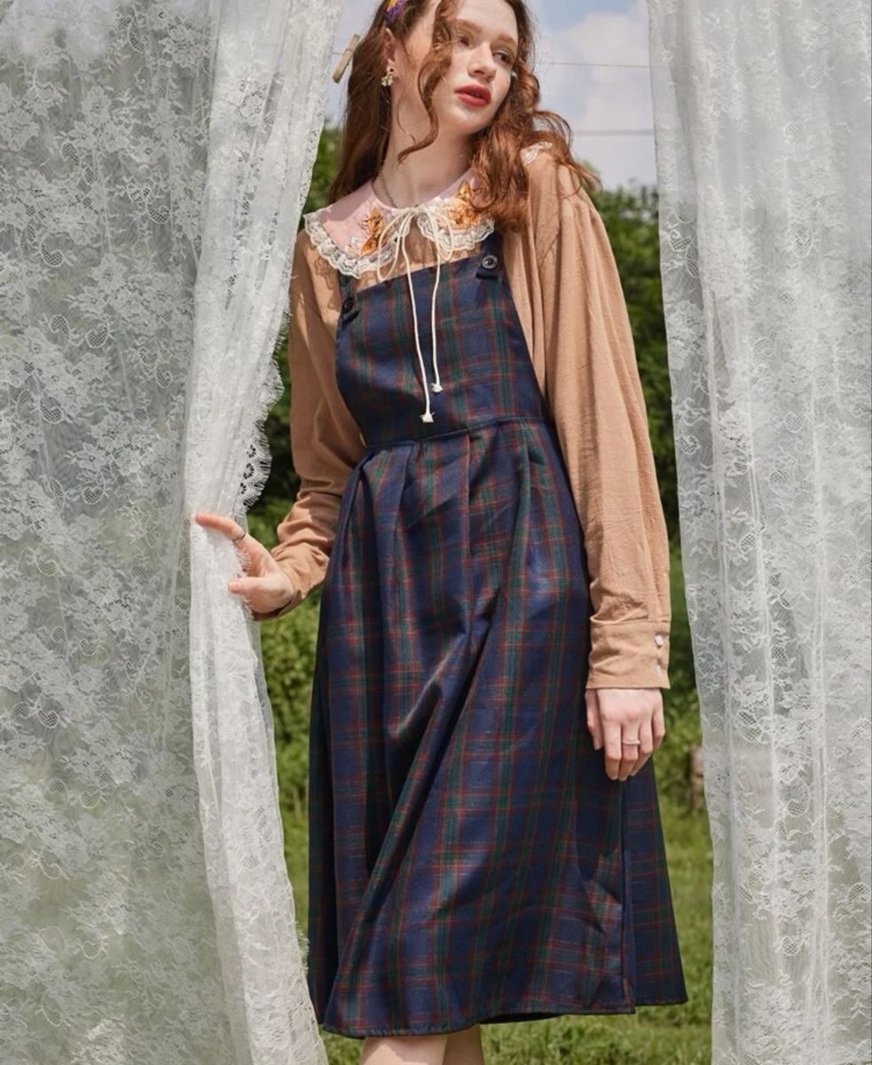 Vestido/salopete Cottagecore Shein | Vestido Feminino Shein Nunca Usado ...