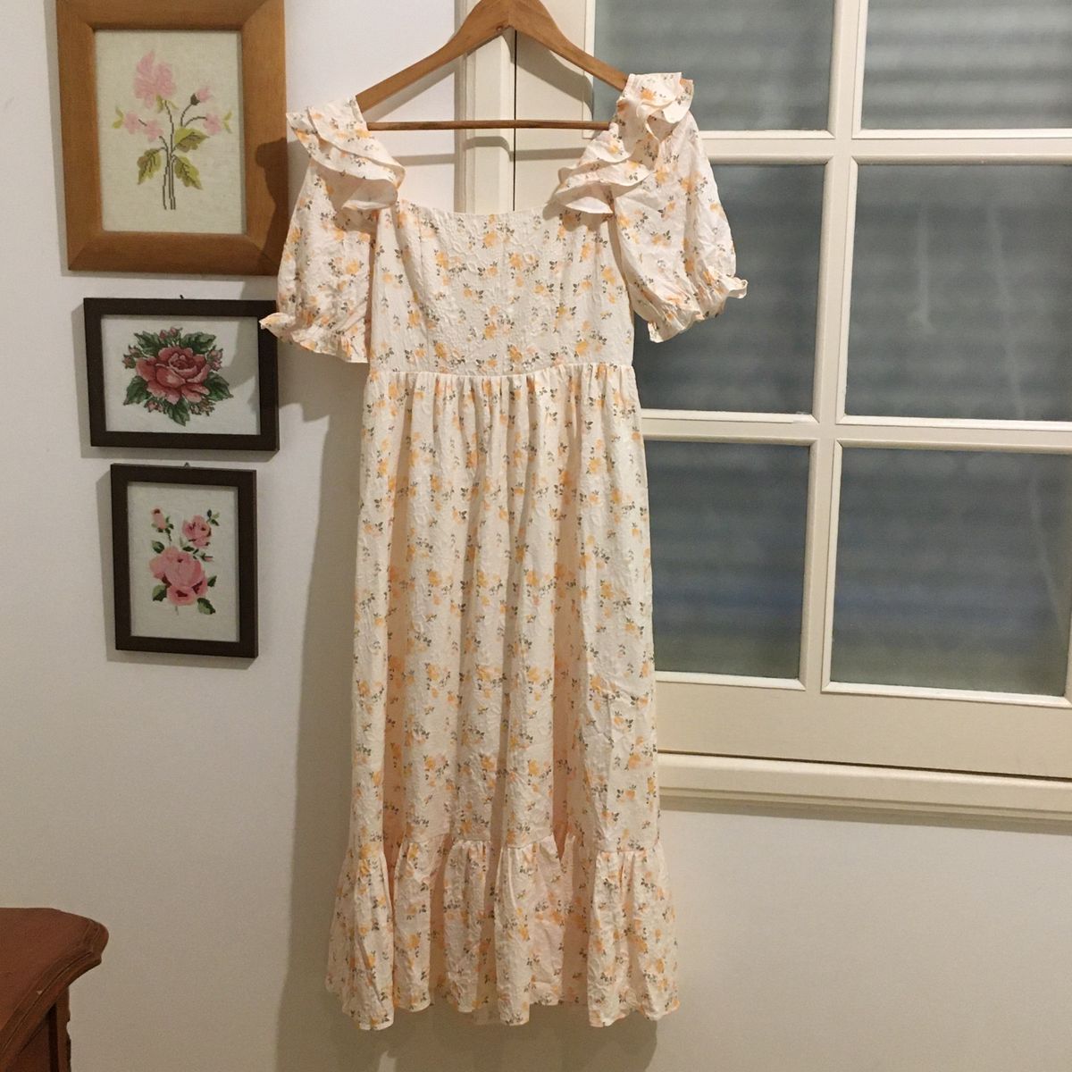 Vestido Shein Cottagecore Tam M | Vestido Feminino Shein Nunca Usado ...