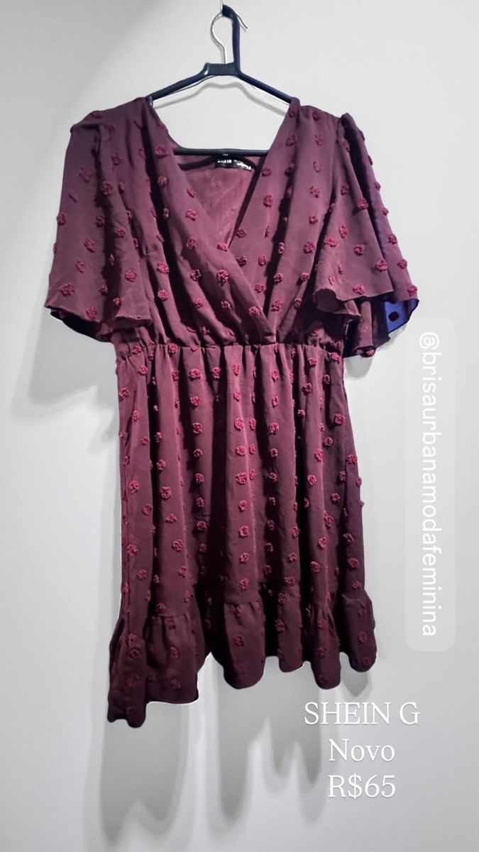 Vestido Shein G | Vestido Feminino Shein Nunca Usado 121818149 | enjoei