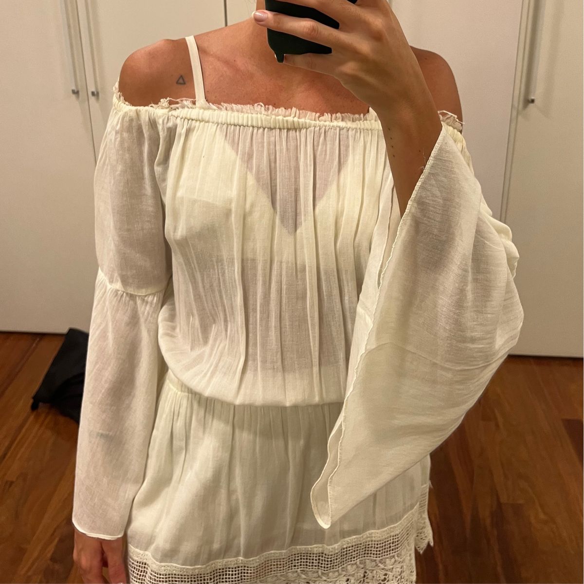 Vestido Sofia Vix Creme Curto para Reveillon | Vestido Feminino Sofia ...