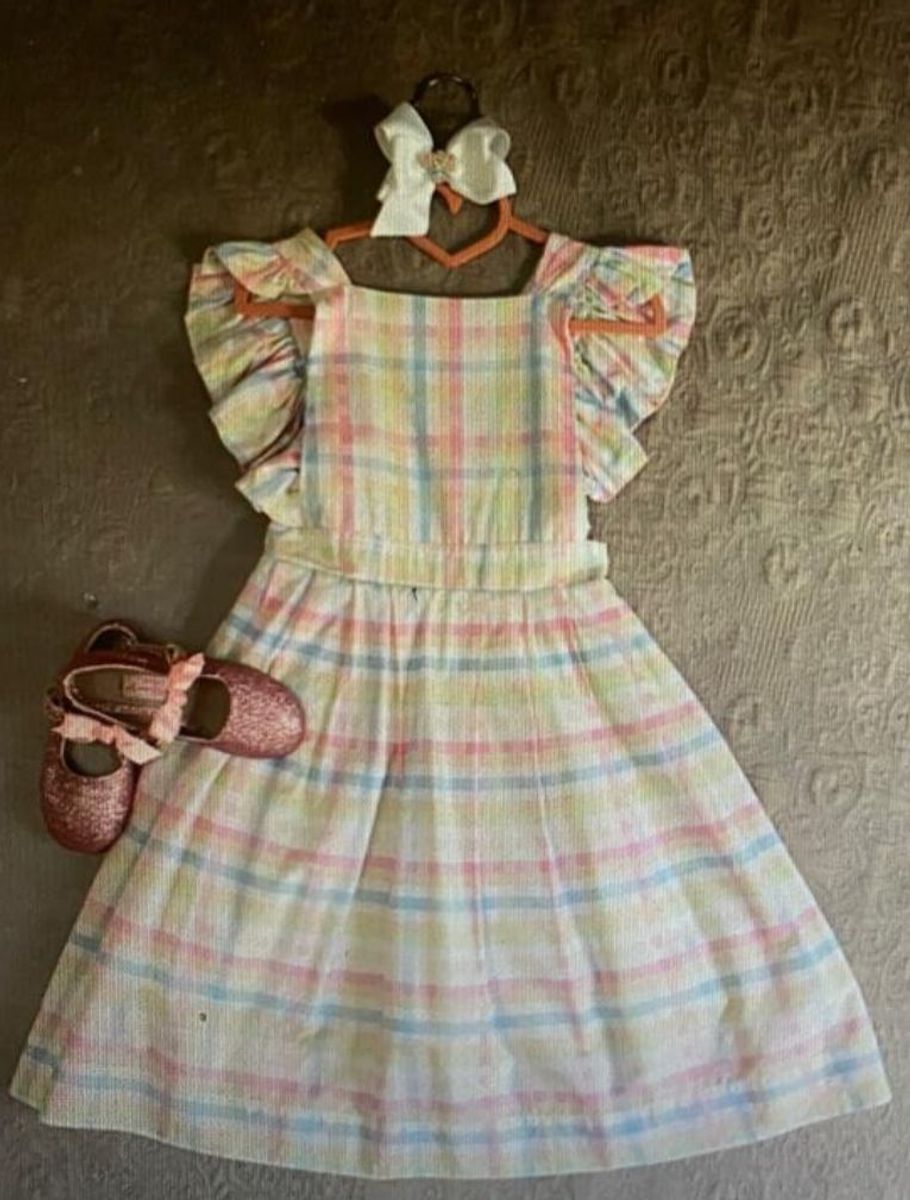 Vestido Xadrez Helena Petit | Roupa Infantil para Menina Helena Petit ...