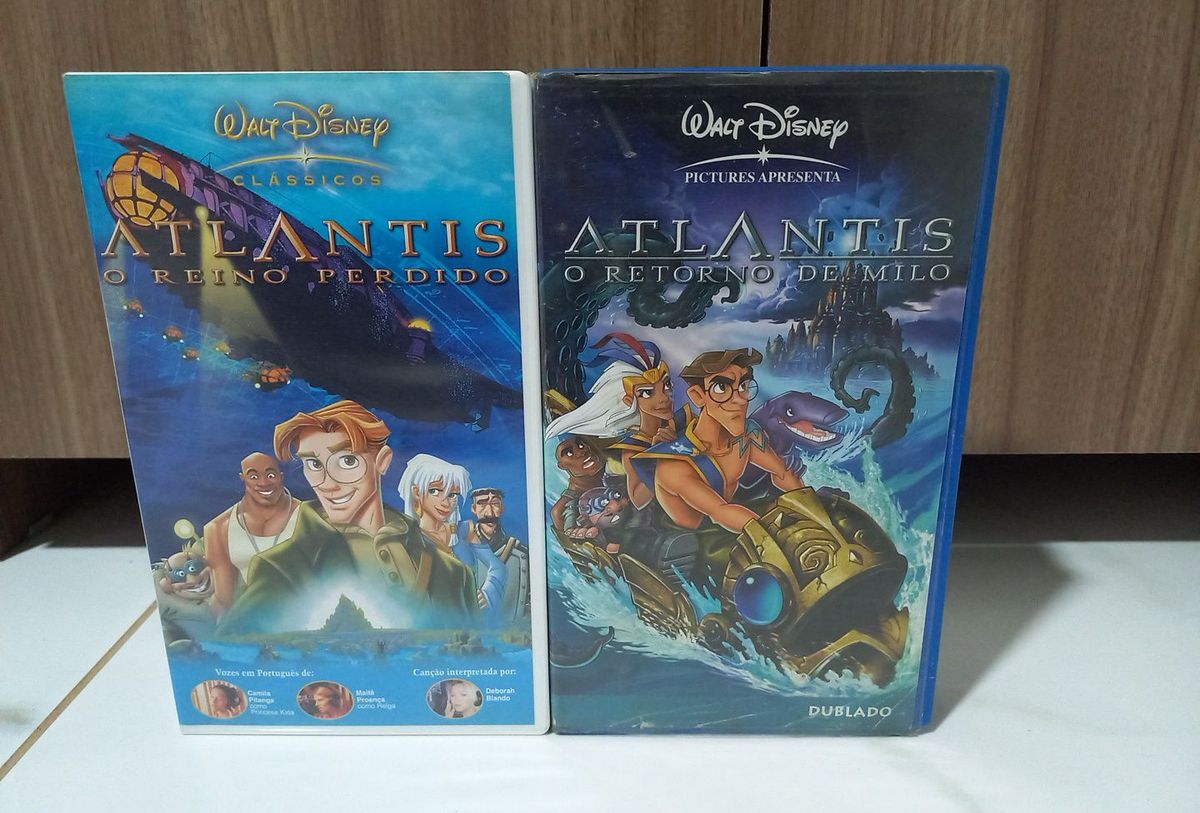 Vhs Atlantis 1 e 2 - O Reino Perdido e O Retorno de Milo | Filme e ...
