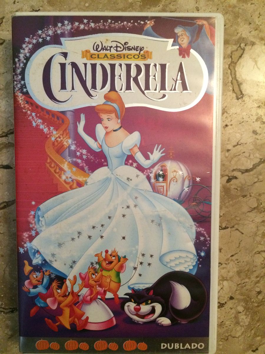 Vhs Cinderela - Dublado | Filme e Série Disney Usado 48249237 | enjoei