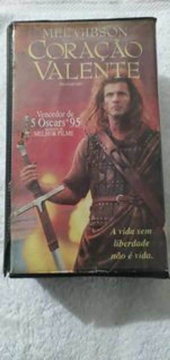 Vhs com 2 Fitas Coração Valente, Original, Legendado | Cacareco Vhs ...