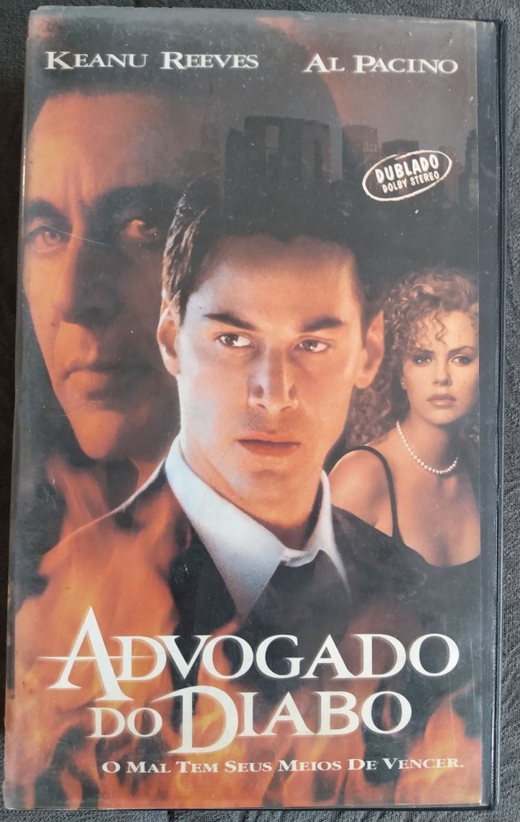 Vhs Dublado Advogado do Diabo Keanu Reeves | Filme e Série Warner Bros ...