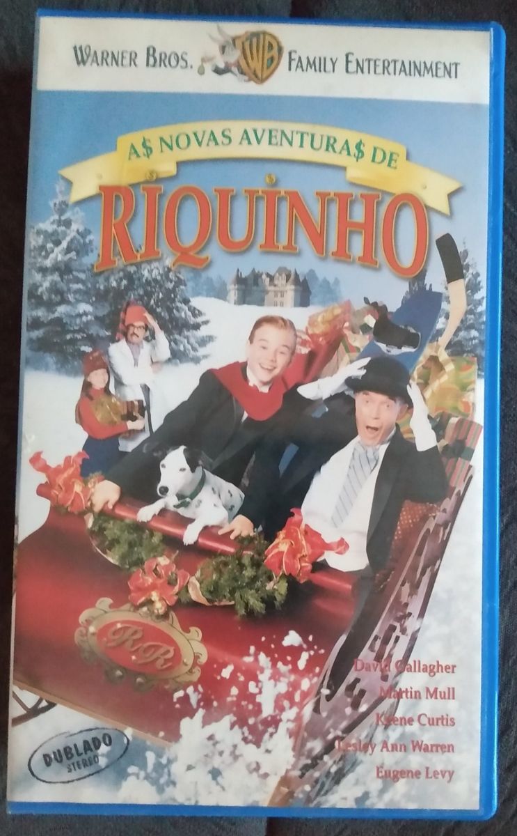 Vhs Dublado As Novas Aventuras de Riquinho | Filme e Série Warner Bros ...