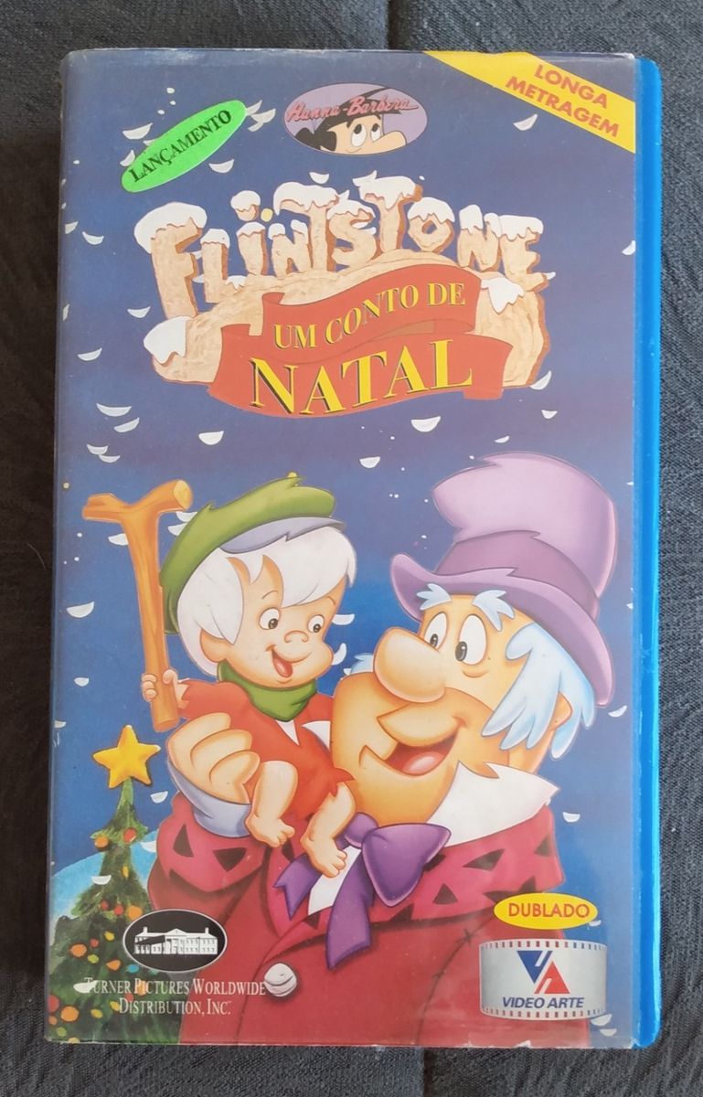 Vhs Dublado Flintstones Um Conto de Natal | Filme e Série Videoarte Usado 81418986 | enjoei