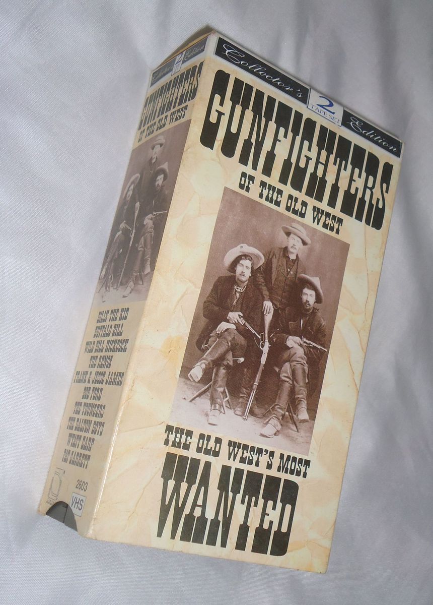 Vhs Duplo Gunfighters Of The Old West Most Wanted | Filme e Série Usado ...