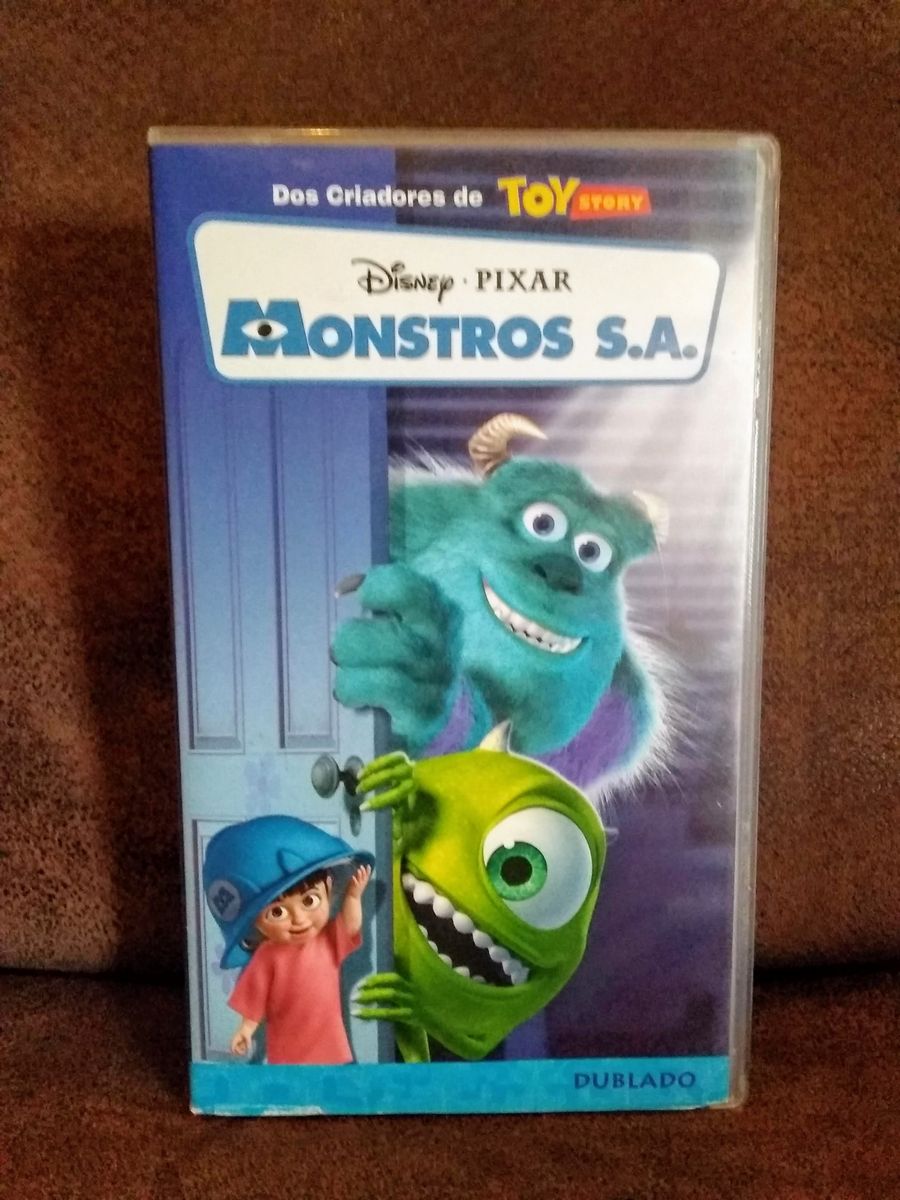 Vhs Filme Monstros S.a. Disney | Filme e Série Disney Usado 63031574 ...