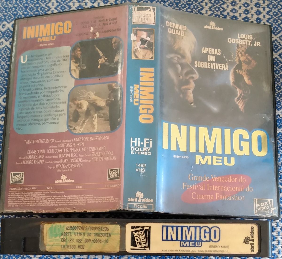 Vhs Legendado Inimigo Meu | Filme e Série Fox Usado 86659438 | enjoei
