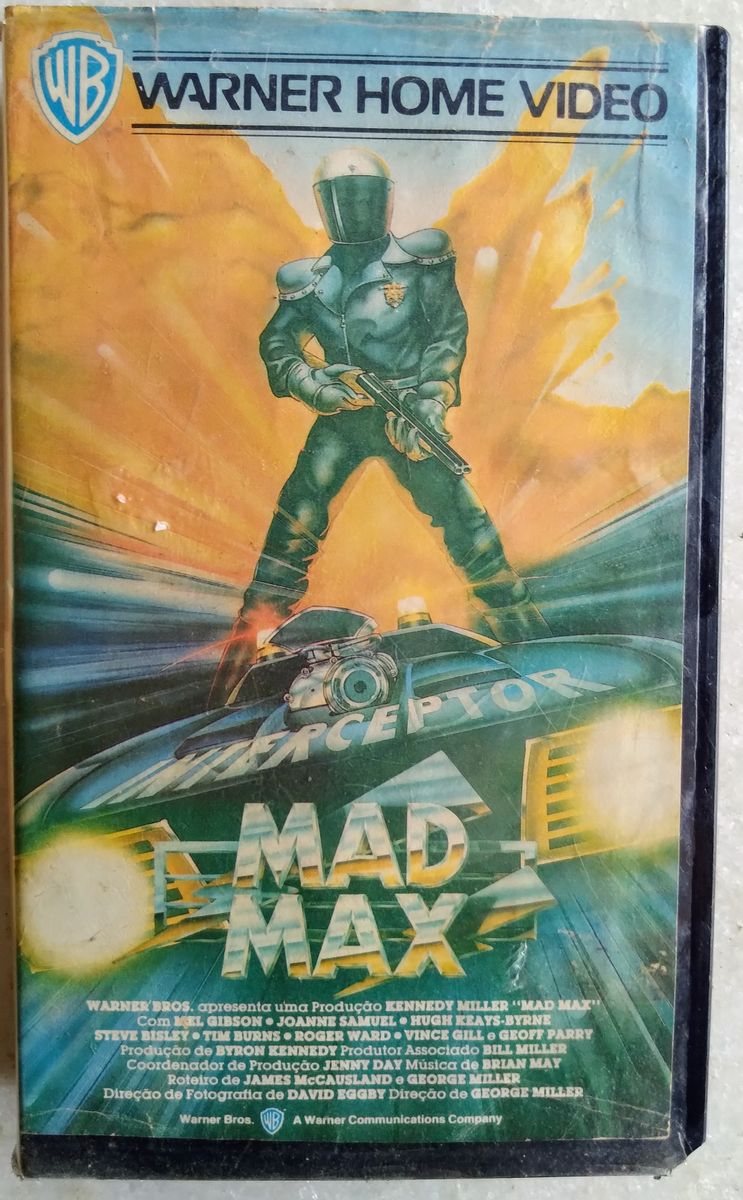 Vhs Mad Max Mel Gibson Legendado | Livro Warner Bros Usado 65004082 ...