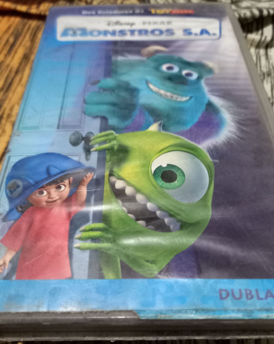 Vhs Monstros S.a. Pixar Disney | Filme e Série Vhs Usado 51057463 | enjoei