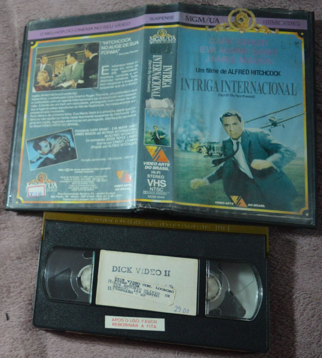 Vhs Original Intriga Internacional | Filme e Série Usado 87201916 | enjoei