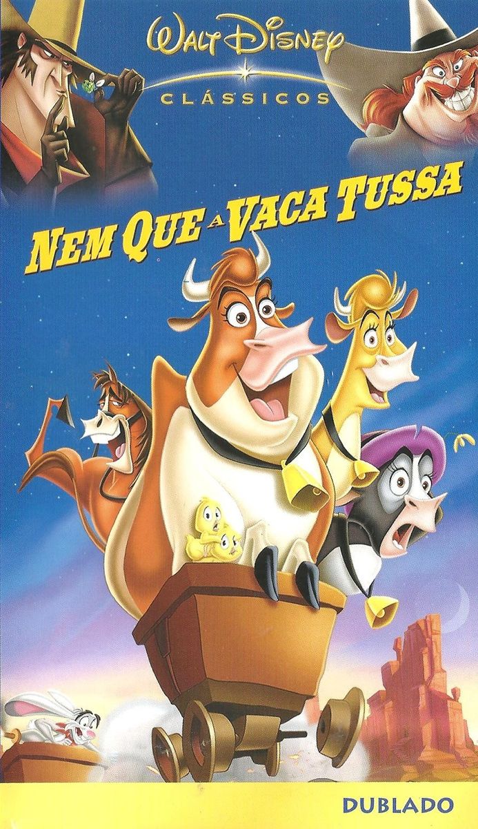 Vhs Original: Nem Que a Vaca Tussa (walt Disney, Leslie Jordan ...
