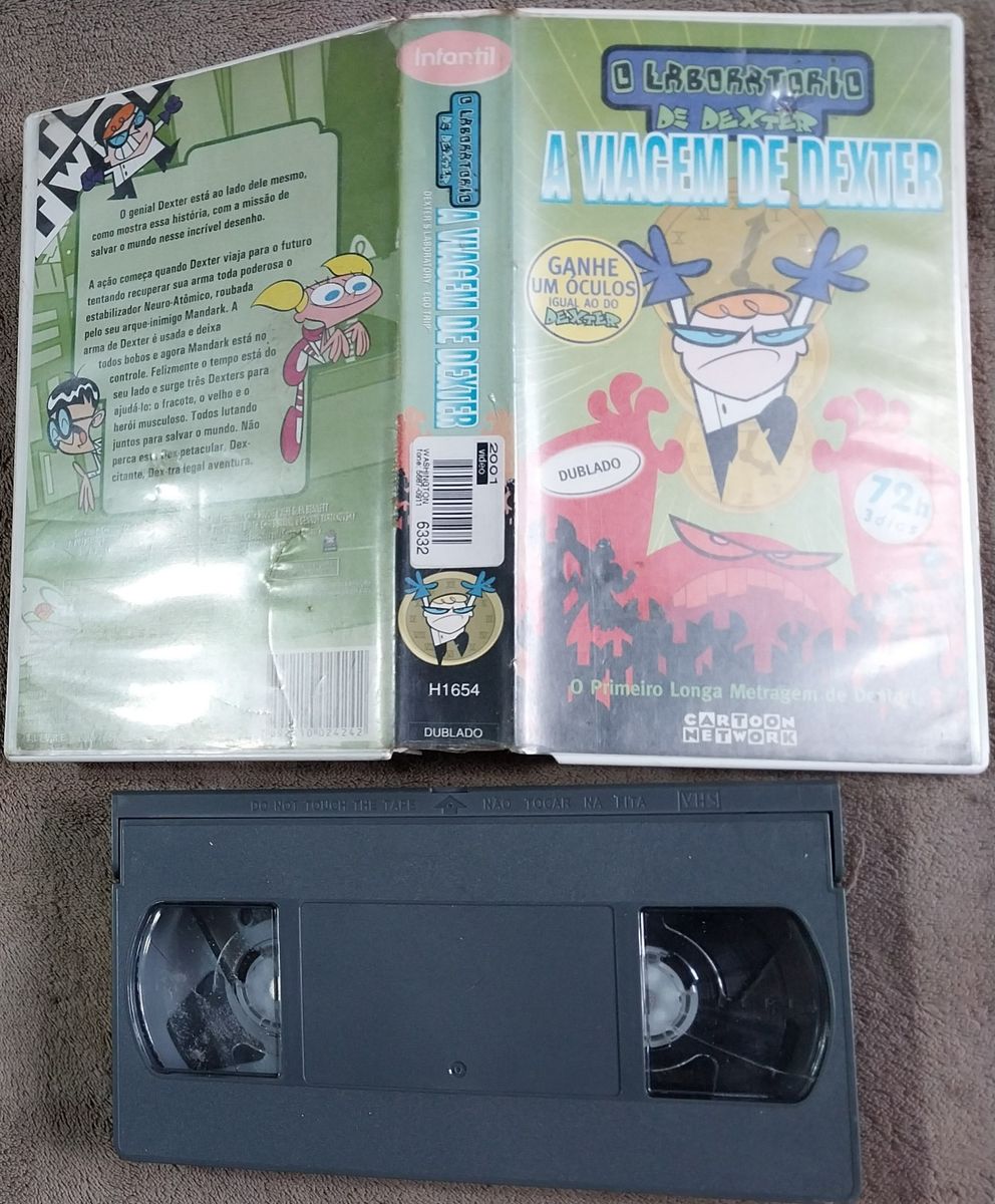 Vhs Original O Laboratório de Dexter a Viagem de Dexter | Filme e Série ...