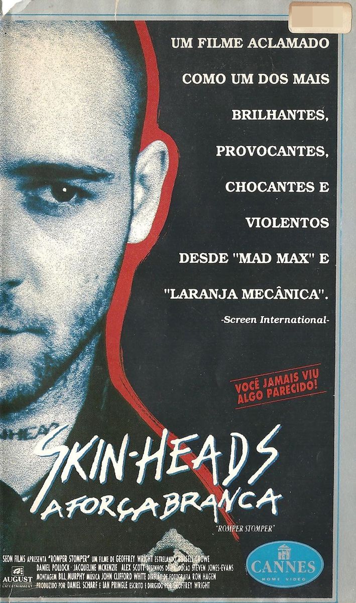 Vhs Original: Skinheads - a Força Branca (russell Crowe, Jacqueline ...