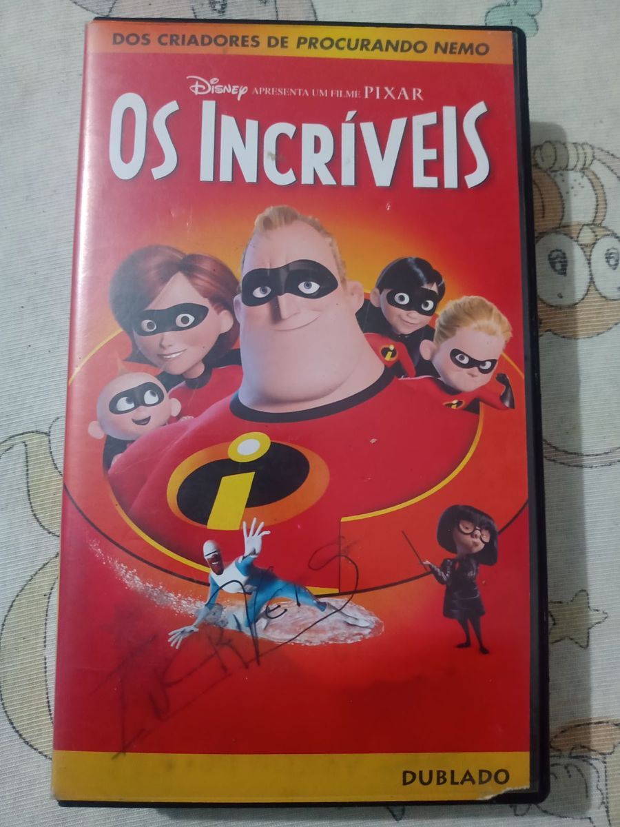 Vhs Os Incríveis Disney | Filme e Série Vhs Usado 86733740 | enjoei