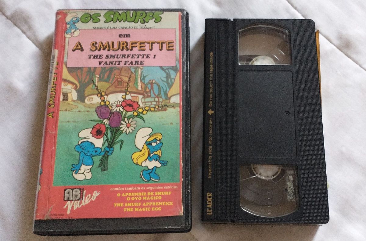 Vhs Os Smurfs -- a Smurfette | Filme e Série Usado 80430198 | enjoei