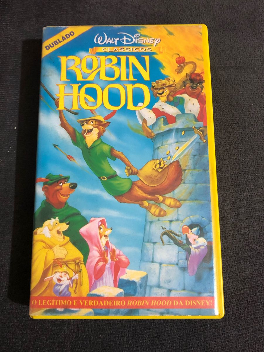 Vhs Robin Hood Disney | Filme e Série Disney Usado 49122416 | enjoei