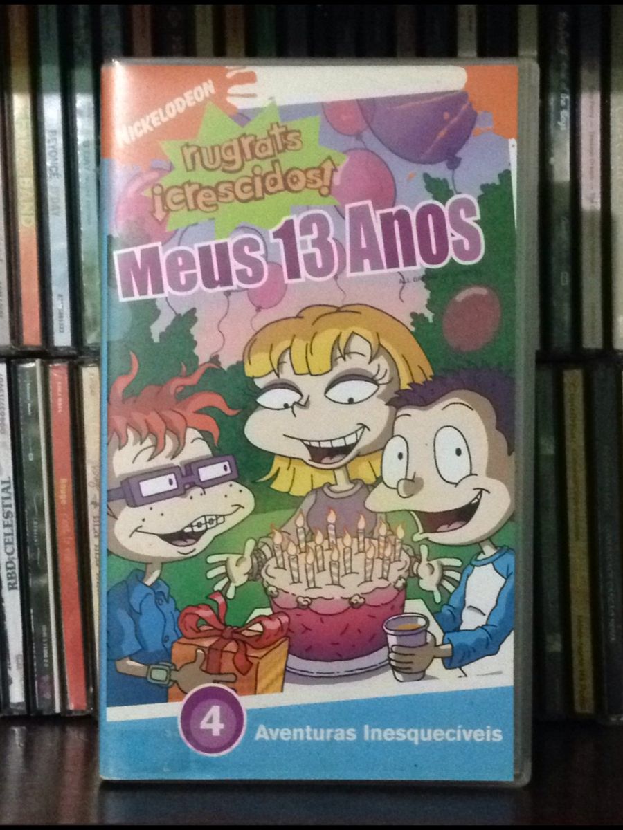 Vhs Rugrats Crescidos: Meus 13 Anos | Filme e Série Nickelodeon Usado ...