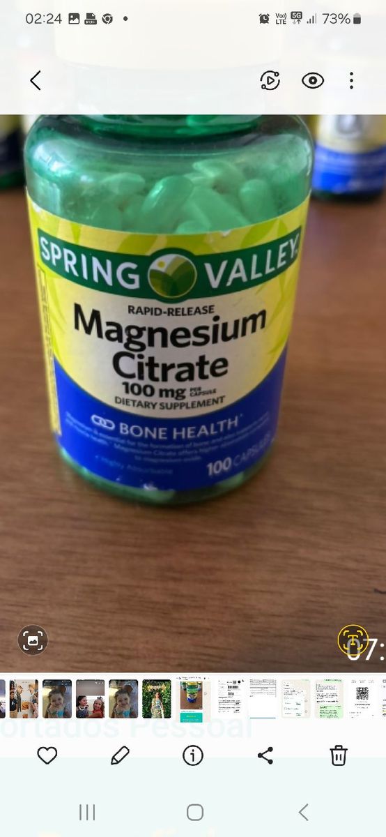 Viamina: Magnésio Citrate/ Marca Spring Valley | Cacareco Puma Nunca Usado 118475148 | enjoei