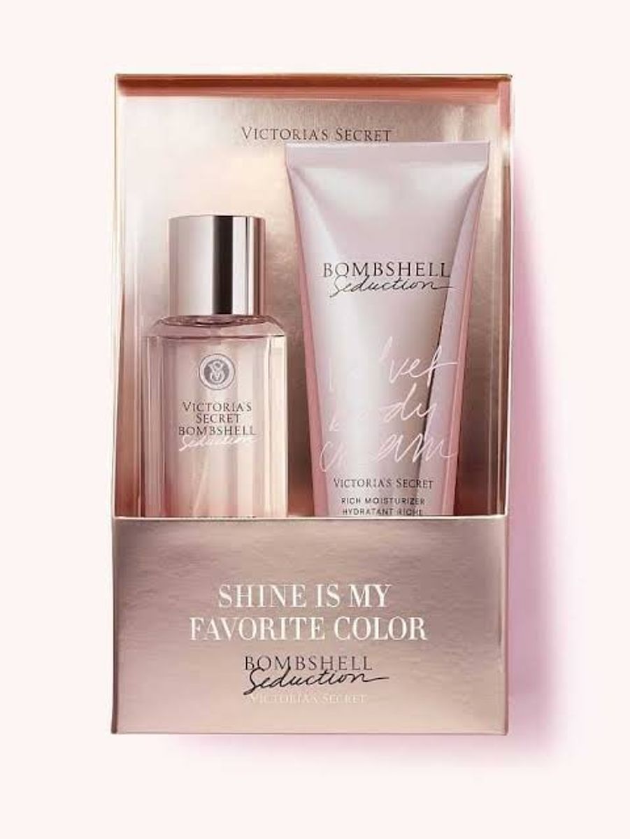 Victoria's Secret Kit Body Splash e Hidratante Bombshell Seduction ...