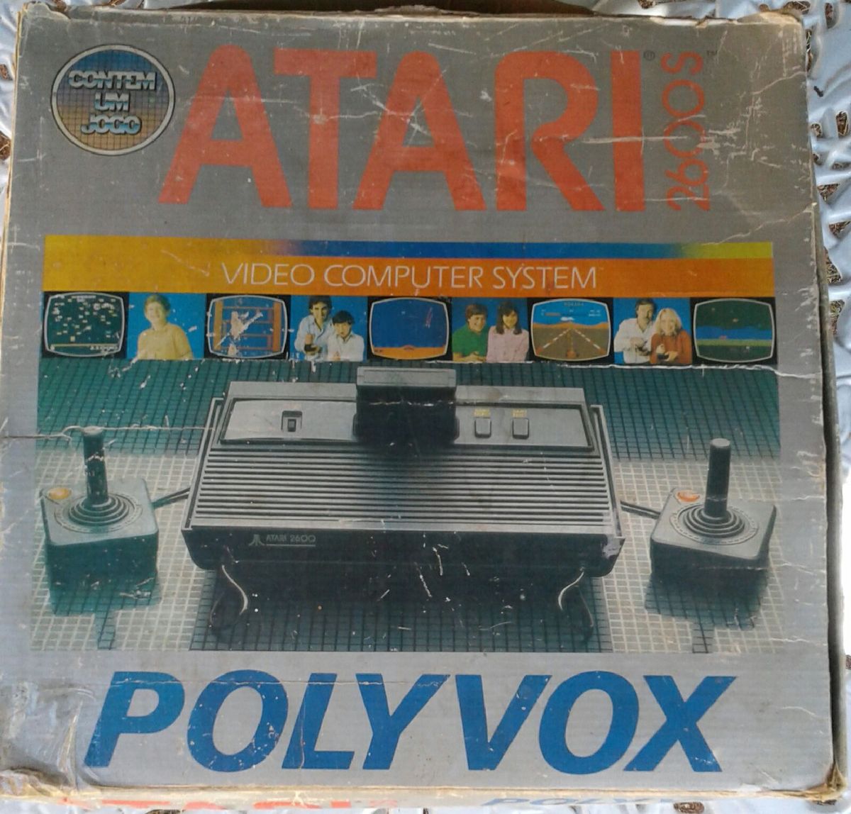 Vídeo Game Atari Original Anos 80 | Console de Videogame Atari Usado ...