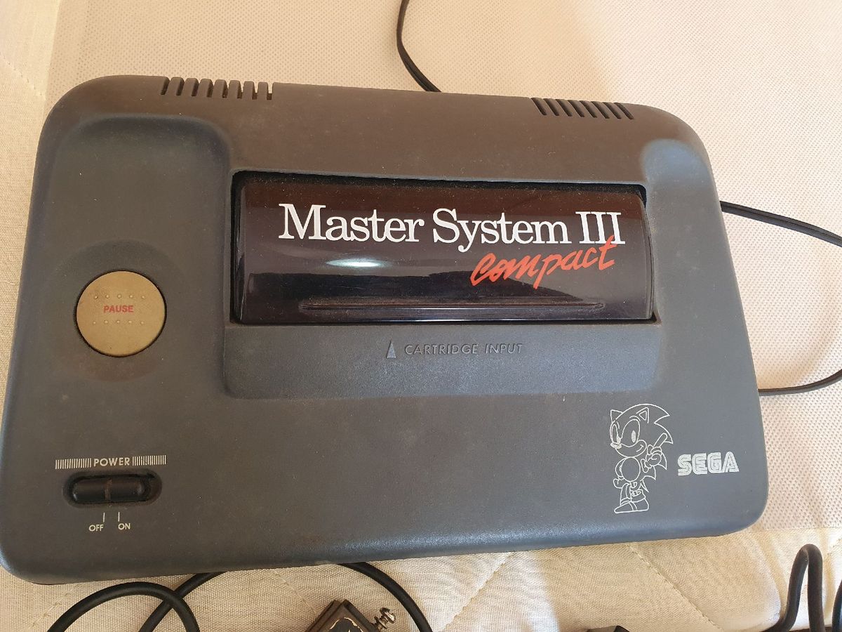 Vídeo Game Master System Original. | Produto Vintage e Retro Sega Usado ...