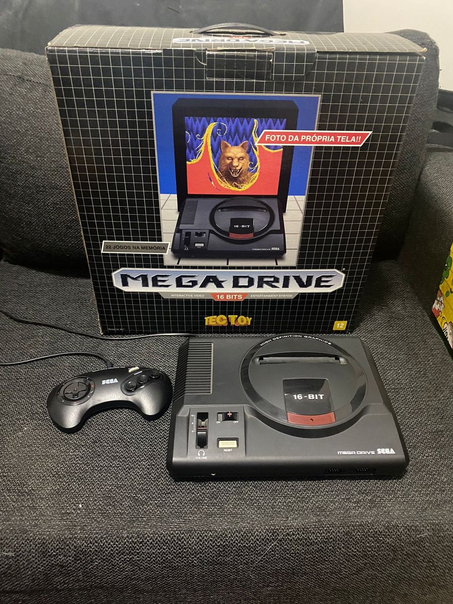 Vídeo Game Mega Drive | Console de Videogame Tec Toy Usado 100217601 ...