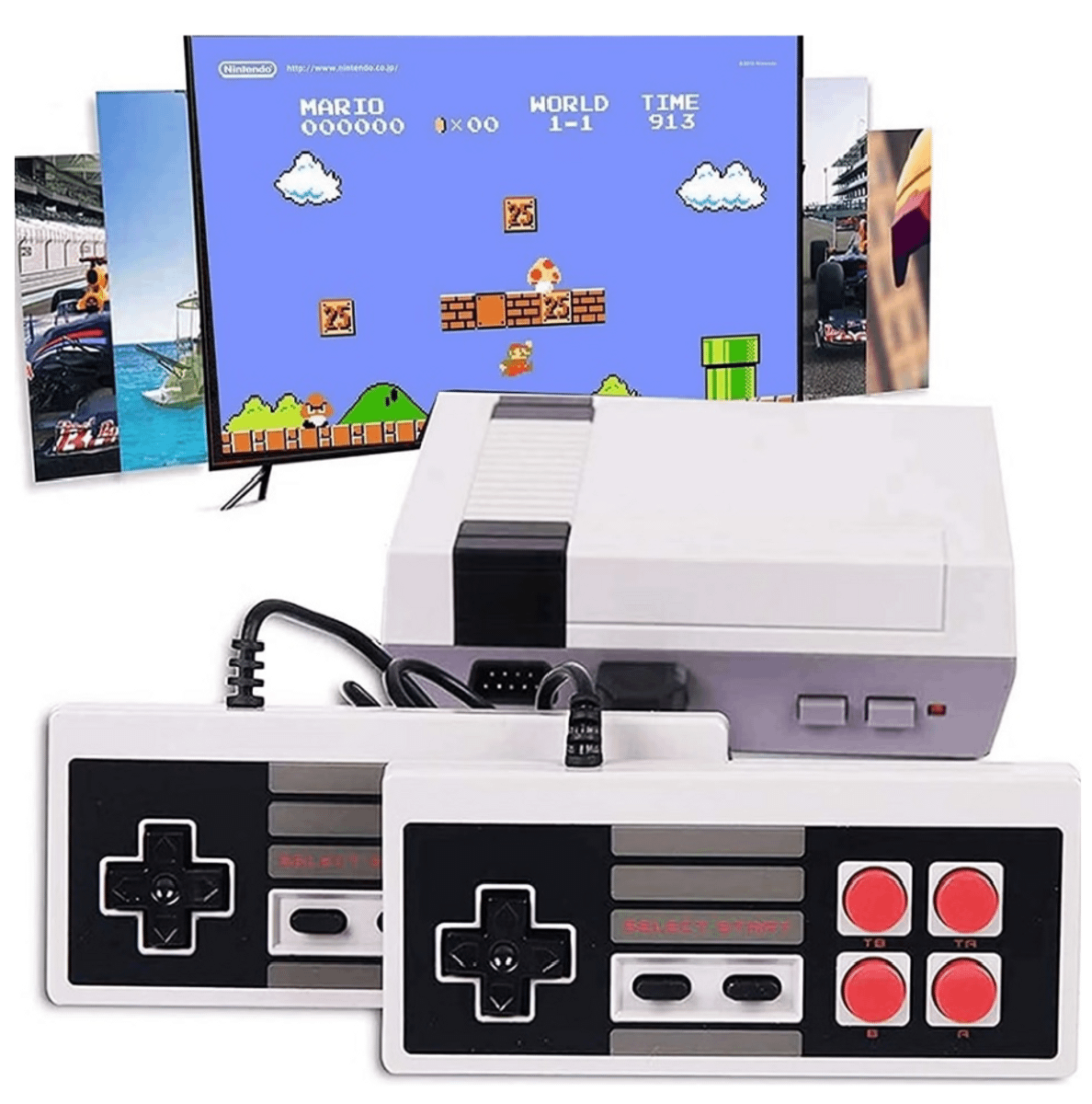 Video Game Retro 620 Games Clássicos Super Nintendo Av com 2 Controles ...