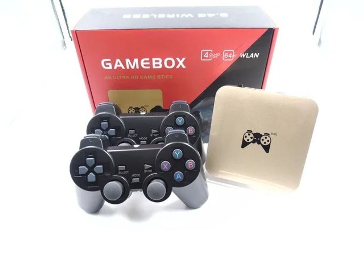 Vídeo Game Retro Game Box 10000 Jogos 2 Controles sem Fio | Console de ...