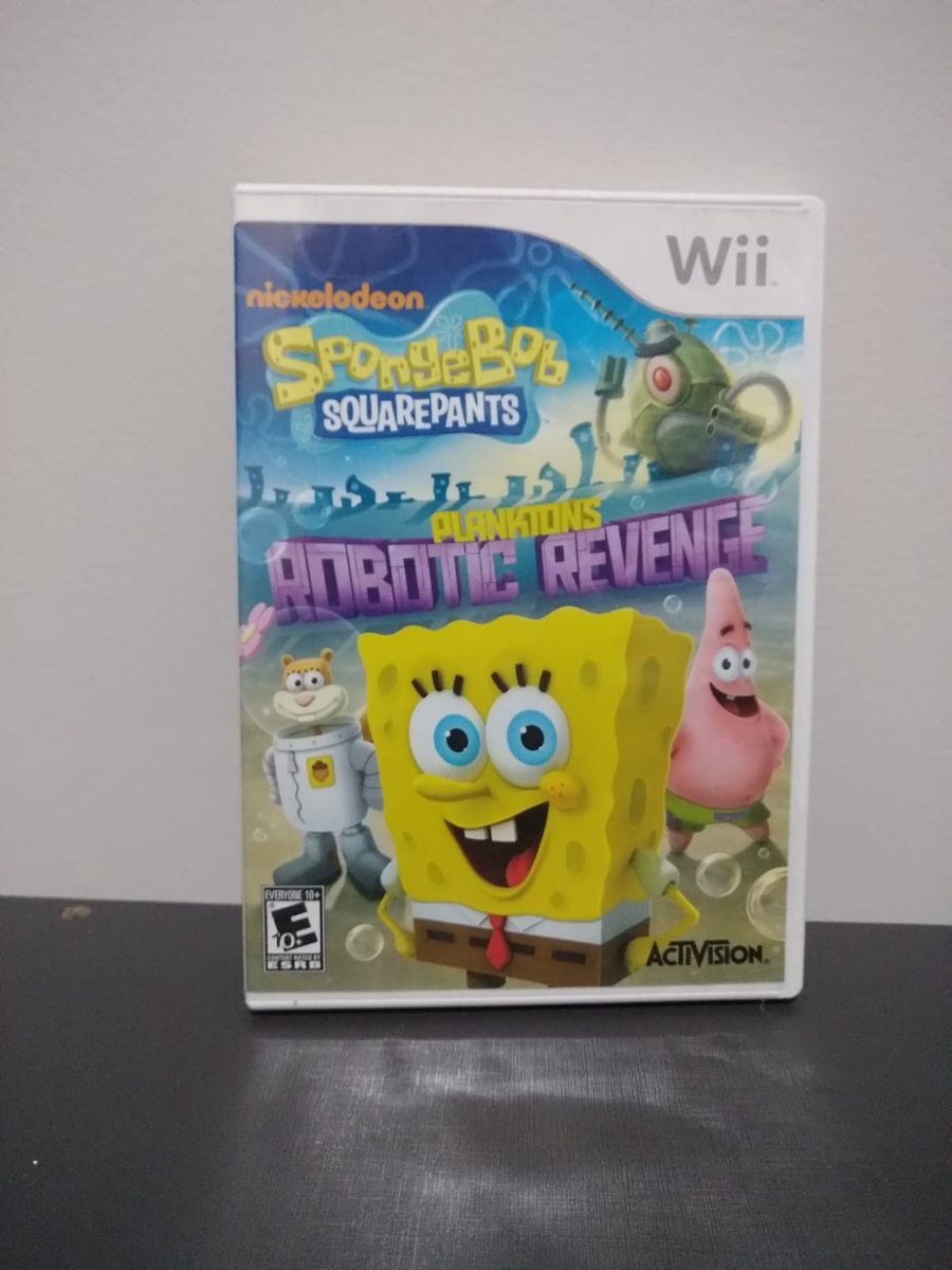Video Game Wii Bob Esponja "robotic Revengge" | Jogo de Videogame Wii ...