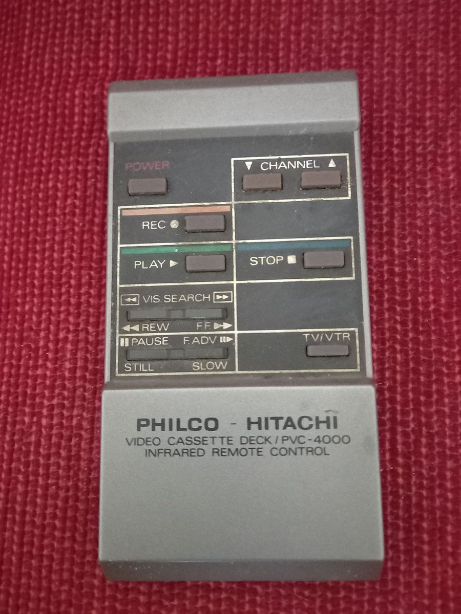 Videocassete Antigo Philco Hitachi | TV e Display Philco Hitachi Usado ...