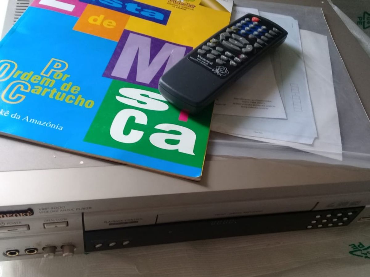 Videoke Vmp 9000 | Produto Vintage e Retro Raf Eletronics Usado ...