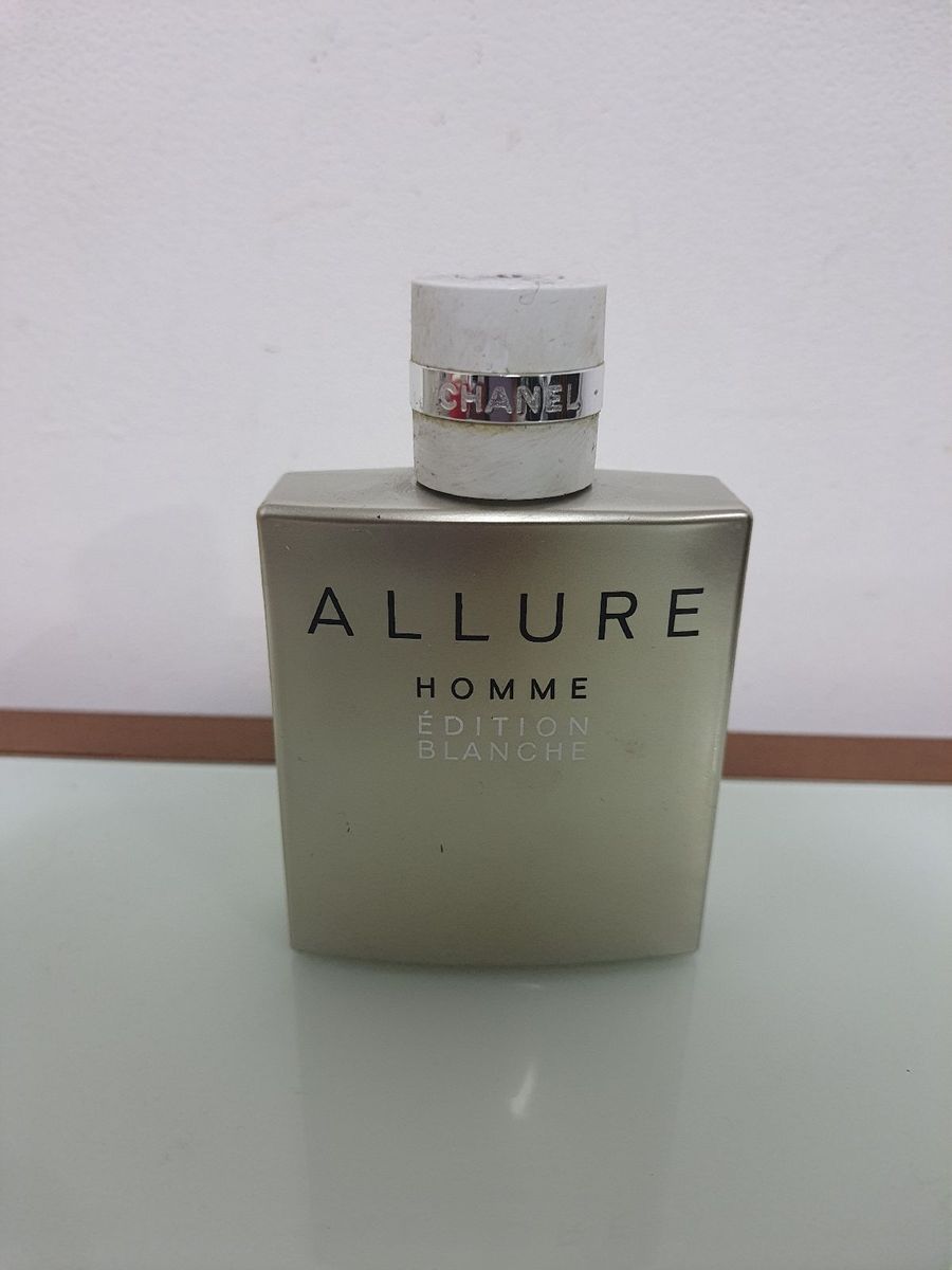 Vidro de Perfume Channel Allure | Perfume Feminino Chanel Usado ...
