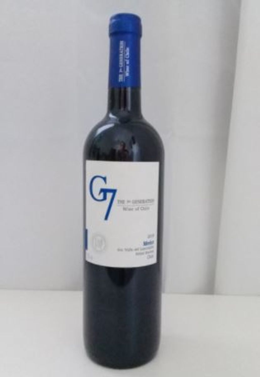 Vinho Chileno G7 The 7° Generation Merlot 750ml | Móvel p/ Casa G7 The7 ...
